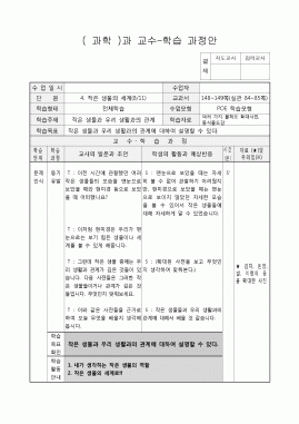 초등5)과학-4. 작은 생물의 세계-작은 생물과 우리생활의 관계(중안)-1페이지