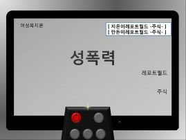 여성복지론-성폭력PPT-1페이지