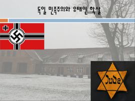 독일의 민족주의와 유태인학살 - 국가 사회주의, 나치즘, 유태인박해, 홀로코스트, Holocaust, 뉘른베르크 법, 수정의밤, 강제수용, 저항, 학살결과.ppt-1페이지