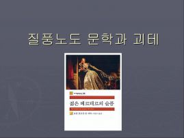 질풍노도 문학과 괴테 - 질풍노도문학의 전개특징, 젊은 베르테르의 슬픔, 작품창작배경, 작품성공이유, 서간체형식.ppt-1페이지