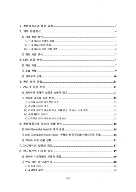 쌍용자동차의 러시아 진출 사례 연구 -1페이지