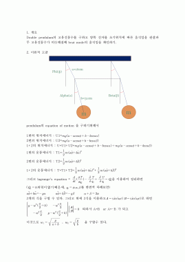 doublependulum report-1페이지