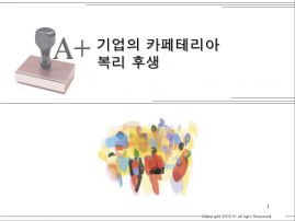 [인적자원관리] 기업의 카페테리아 복리후생, LG유통.ppt-1페이지