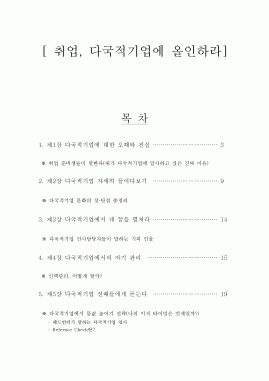 [정리/요약] 취업, 다국적기업에 올인하라 _ 김지현 저-1페이지