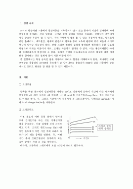 크리프보고서-1페이지