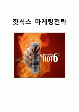 핫식스(HOT6IX) 마케팅STP,SWOT,4P전략분석과 핫식스 HOT6IX 브랜드분석 및 앞으로의 발전방향 제안-1페이지