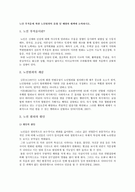 노인 부적응에 의한 노인범죄의 유형 및 예방과 대책에 논의.-1페이지