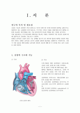 [성인] 울혈성심부전 CASE(CHF : Congestive Heart Failure)-1페이지