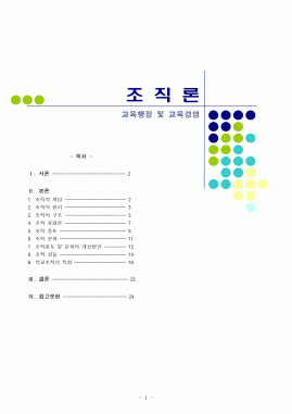 조직론-1페이지