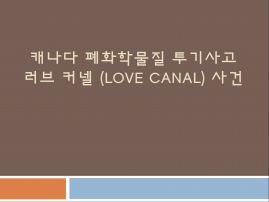 [공학윤리사례] 캐나다 폐화학물질 투기사고 러브 커넬 (Love canal) 사건 - 사건에대한 피해해결책공학기술윤리적인문제, 윌리암러브, 나이아가라폭포 운하, 복구작업, 제도적인장치마련, 폐화학물질투기.ppt-1페이지