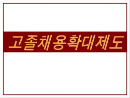 [인사관리경제학] 고졸채용확대를 보는 견해-1페이지