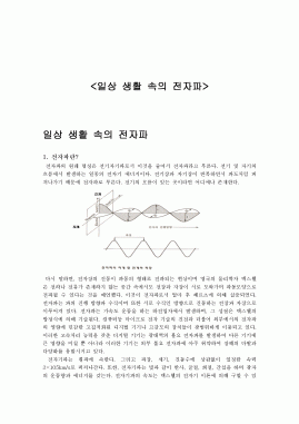 [전자기환경공학] 일상 생활 속의 전자파-1페이지