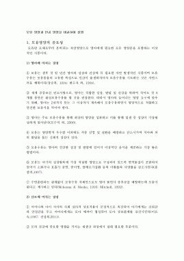 모유 영양과 인공 영양을 비교하여 설명-1페이지