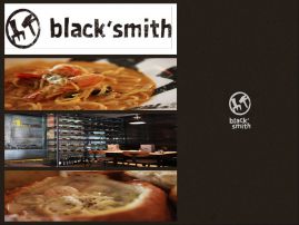 Black Smith(블랙스미스) (외식사업,프랜차이즈,외식경영,SWOT분석,4P 경쟁사 분석,타겟고객 분석).PPT자료-1페이지