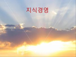 지식경영 (환경분석, ITEM 선정, 개발 계획, 생산 계획, 판매 계획).PPT자료-1페이지