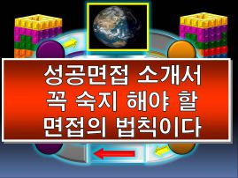 15. 성공면접 소개서 꼭 숙지 해야 할 면접의 법칙이다 (금호전기지원 & 금호타이어지원).PPT자료-1페이지