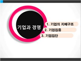  [기업의 지배구조][기업집중][기업집단][기업과 경영 소개][기업과 경영 PPT]-1페이지