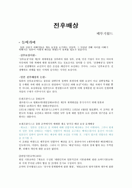 전후배상 - 일본과 독일비교 및 개선방향-1페이지