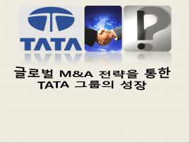 글로벌 M&A 전략을 통한 TATA 그룹의 성장,글로벌M&A,TATA그룹분석,TATA의엠엔에이,타타그룹분석-1페이지