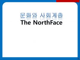 The NorthFace - 노스페이스,노스페이스마케팅전략,노스페이스성공요인,The NorthFace,The NorthFace마케팅전략,아웃도어시장,문화와사회계층.PPT자료-1페이지