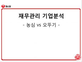 농심과오뚜기에관한기업분석,농심기업분석,농심마케팅전략,농심재무분석,오뚜기기업분석,오뚜기마케팅전략,오뚜기재무분석.-1페이지