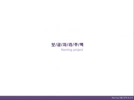 보금자리주택 Naming project - 리네이밍사례,리네이밍기획안,브랜드리네이밍,리네임,뉴네이밍.PPT자료-1페이지