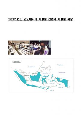 2012년 동남아시아 인도네시아 화장품 산업과 화장품 시장, 한류현황, 소매시장, 소비자 분석, 외국인 투자, 투자 -1페이지