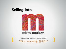 빅데이타 big data,정의및의의,빅데이터를이용한마이크로마켓,Micromarket-1페이지