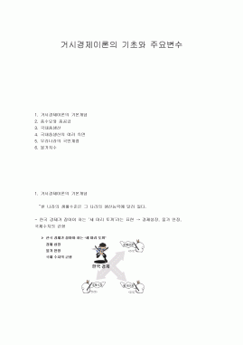 거시경제이론의 기초와 주요변수-1페이지