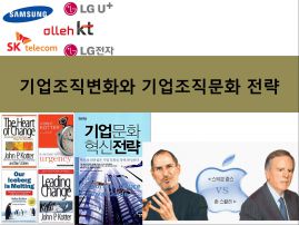 기업조직변화와 기업조직문화 전략.ppt-1페이지