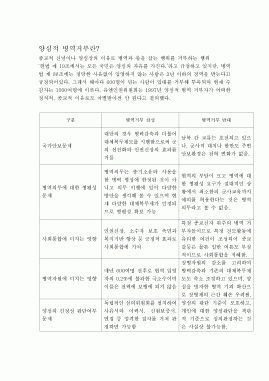 양심적 병역거부 찬성에 관해-1페이지