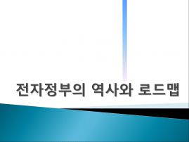 전자정부,참여정부,역사와로드맵,역사-1페이지