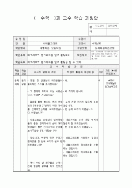 6)수학-비율그래프-띠그래프와 원그래프를 알고 활동하기(중안)-1페이지