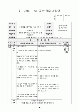 6)사회-3.환경을 생각하는 국토 가꾸기-사례를 통해 인간과 자연과의 관계 정리하기(중안)-1페이지