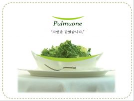 Pulmuone 자연을 담았습니다. - 풀무원기업분석,풀무원마케팅사례,풀무원성공사례,브랜드마케팅,서비스마케팅,글로벌경영,사례분석,swot,stp,4p.PPT자료-1페이지