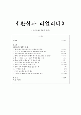 환상과 리얼리티 (포스트모더니즘과 환상) -1페이지