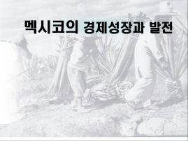 멕시코의 경제성장과 발전-1페이지