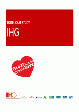 IHG호텔분석,IHG호텔마케팅전략,IHG호텔경영전략,호텔분석,호텔경영전략-1페이지