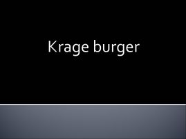 Krage burger,크라제버거,크라제버거마케팅전략,크라제버거성공전략,햄버거시장-1페이지