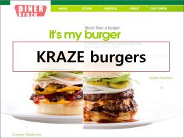 KRAZE burgers,크라제버거,크라제버거경영분석,크라제버거기업분석,KRAZE burgers분석-1페이지