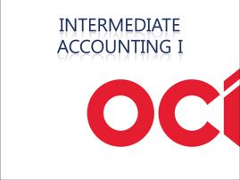 Intermediate Accounting ΙOCI - OCI_기업분석,경여전략,브랜드마케팅,서비스마케팅,글로벌경영,사례분석,swot,stp,4p.PPT자료-1페이지