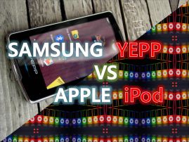 SAMSUNG  YEPP VS APPLE iPod - MP3,MP3시장점유율,삼성YEPP,애플iPod,MP3마케팅전략.ppt-1페이지