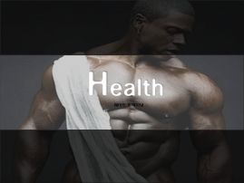 [여가론] Health - 웨이트 트레이닝에 대해서.ppt-1페이지