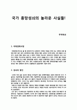 국가 흥망성쇠의 놀라운 사실들! (국제경제사정, 성쇠의 원인, 공동행위 & 일국의 성장과 쇠퇴의 근본 원인을 읽고)-1페이지