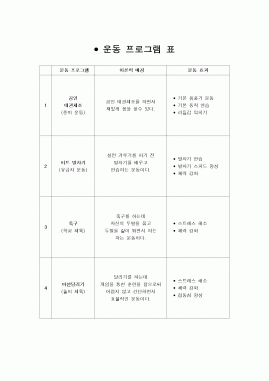 [체육학] 태권도장 운영 운동프로그램-1페이지