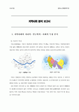 지역사회 분석보고서 - 서울시 서초구-1페이지