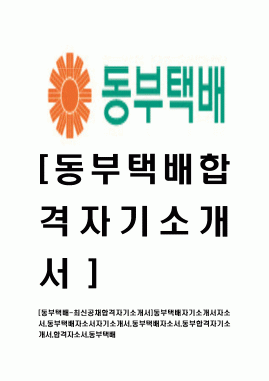 [동부택배-최신공채합격자기소개서]동부택배자기소개서자소서,동부택배자소서자기소개서,동부택배자소서,동부합격자기소개서,합격자소서,동부택배-1페이지