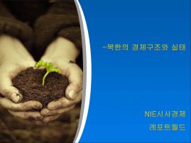 북한의 경제구조와 실태 - NIE시사경제.ppt-1페이지