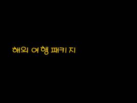 해외 여행 패키지 - 구매및구매후행동,구매후행동,여행사마케팅,여행업,여행사분석,여행사전략,여행사비교,여행사 구매후행동.PPT자료-1페이지