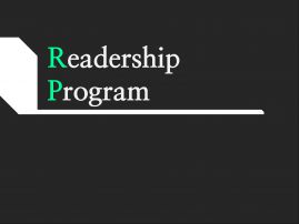 Readership Program - 극기훈련프로그램,극기훈련,리더쉽대화법,리더십프로그램,리더십대화법.ppt-1페이지